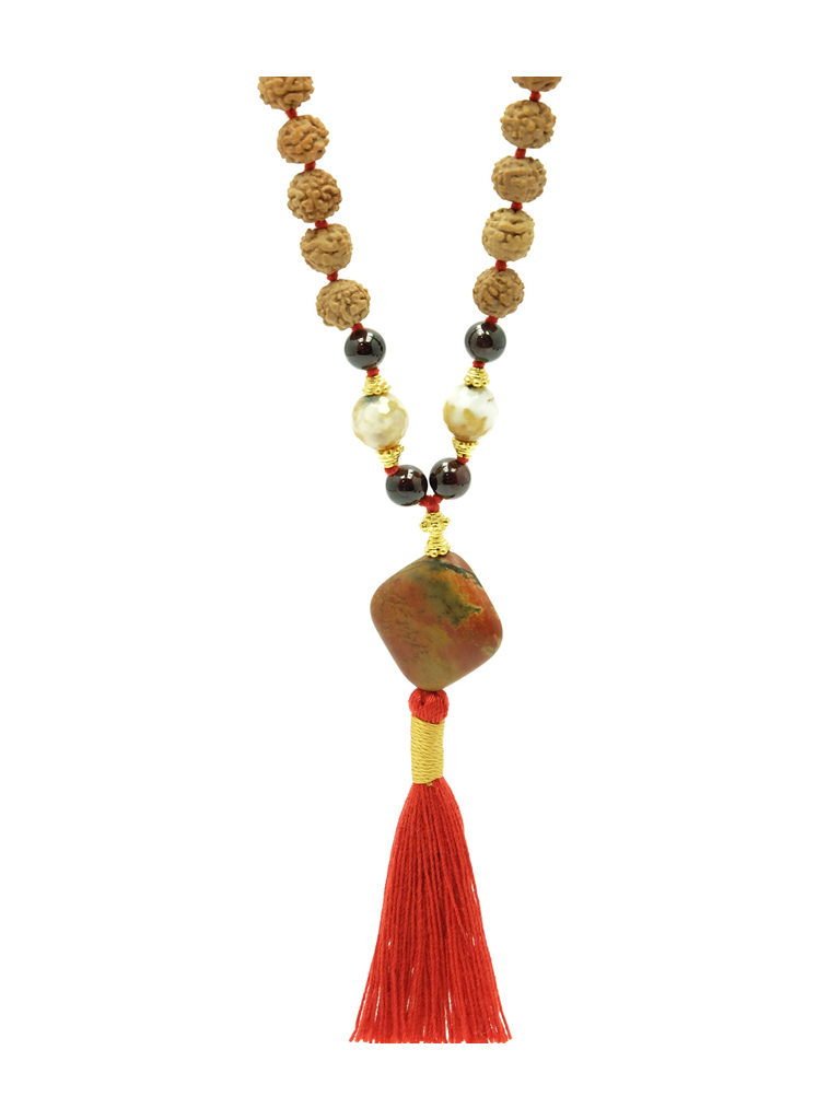 Miracle Warrior Mala– Aum Rudraksha
